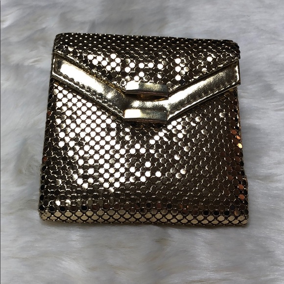 Whiting & Davis | Bags | Vintage Whiting Davis Gold Mesh Evening Wallet ...